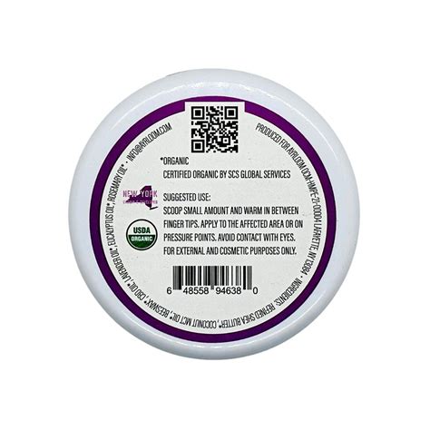 Organic Cbd Balm 2500mg Lavender Rosemary And Eucalyptus Restore Beak And Skiff 1911