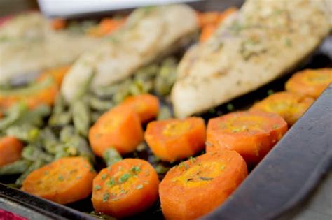 Sheet Pan Maple Dijon Chicken With Vegetables Salads For Lunch