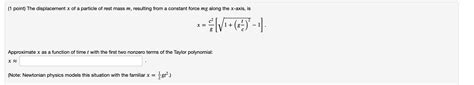 Solved 1 Point Find The Local Quadratic Approximation Of F