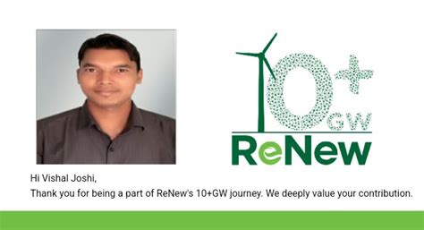 Vishal Joshi On Linkedin Renew 10 Gw