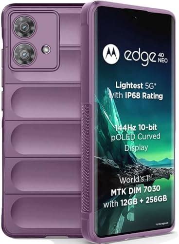 Thetkart Liquid Silicon Back Cover Case For Motorola Moto Edge 40