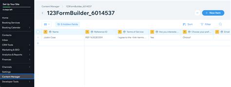 How To Integrate Forms With Wix Code 123formbuilder Docs