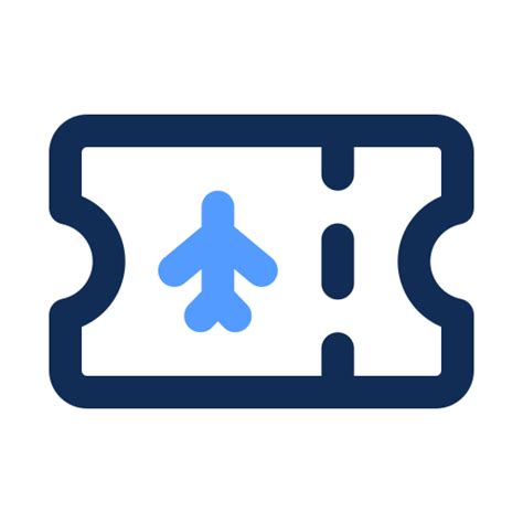 Boarding Pass Generic Color Outline Icon