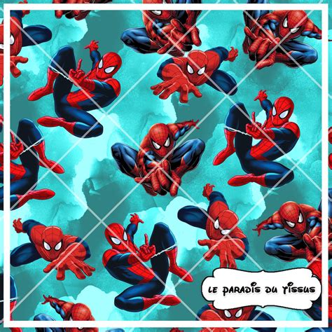 Spiderman Seamless Pattern For Fabric Printing Etsy