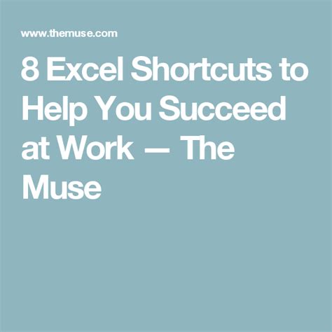 8 Great Excel Shortcuts Thatll Make You Look Like An Old Pro Excel