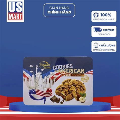 Bánh Quy Socola Chips Hạt Dẻ Bogutti 450G US MART
