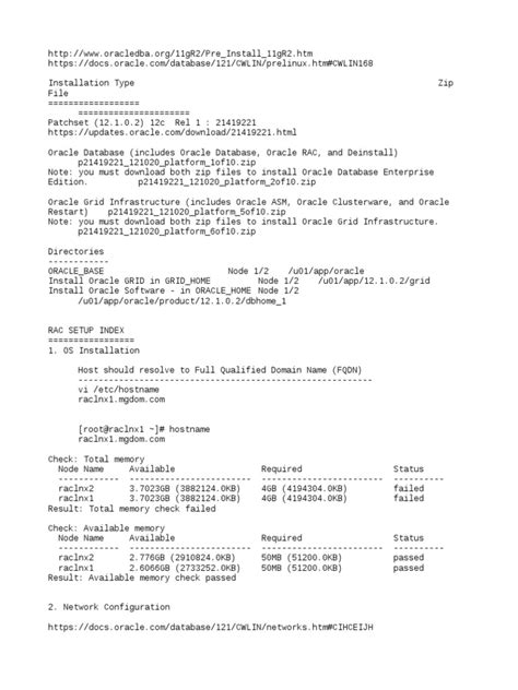 oracle rac installation download free pdf oracle database