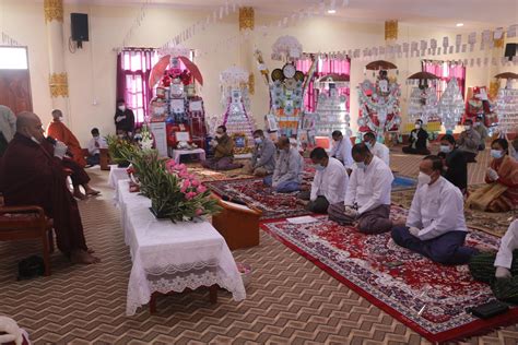 ချင်းပြည်နယ်အစိုးရအဖွဲ့၏ ဦးဆောင်မှုဖြင့် ဟားခါးမြို့ အတုလဂုဏ်ရည်သာသနာ့ဗိမာန်တော်၌ စုပေါင