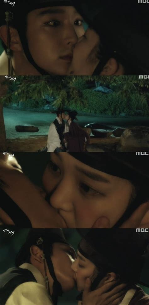 밤을걷는선비 이준기 만취 이유비 기습 뽀뽀에 키스로 화답