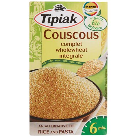 Cereal Tipiak Couscous Caja 400gr Organico Biologico El Dorado