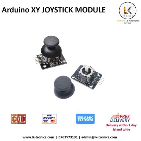 Xy Joystick Module For Arduino Sri Lanka Lk Tronics