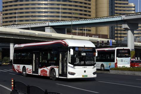 Шанхай Sunwin Swb6129bev95g Iev12 № S2y 1021 — Фото — Городской электротранспорт