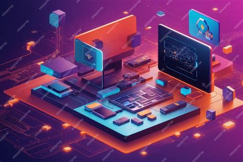 Premium Photo Cpu And Computer Chip Concept 3d Illustration