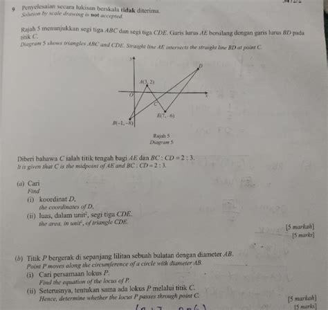 [addmath Geometric Coordinate Grade 11] I Dont Understand The B I