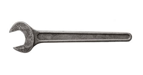 Premium Photo Old Dingy Worn Spanner