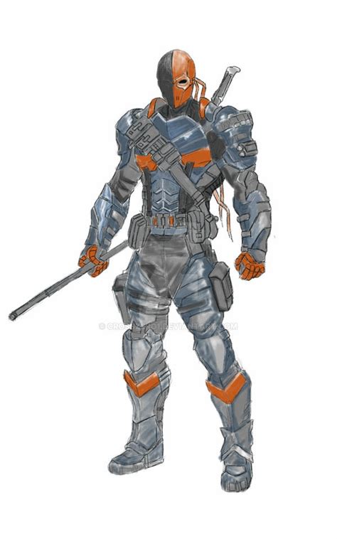 Deathstroke Arkham Origins By Crosszero1 On Deviantart