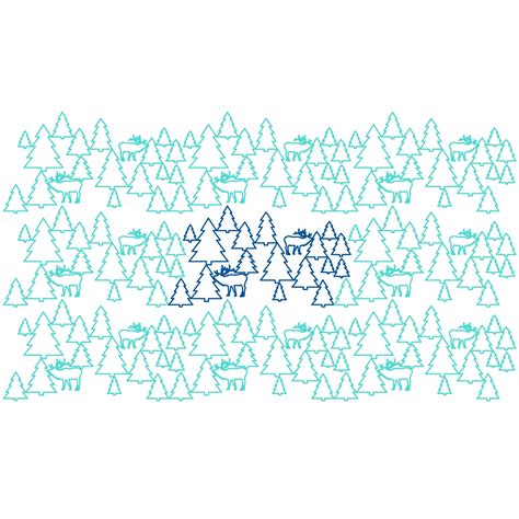 Field Of Trees Elk Pro Stitcher