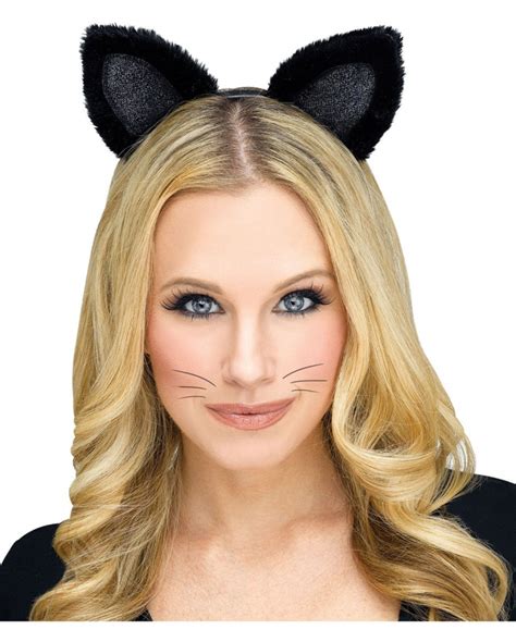 Cat Ears Hairband Black For Halloween Costumes Horror