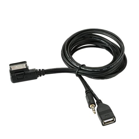 Music AMI MMI Interface USB Charger Mm Mini Jack Aux MP Cable For VW For AUDI S Q Q A