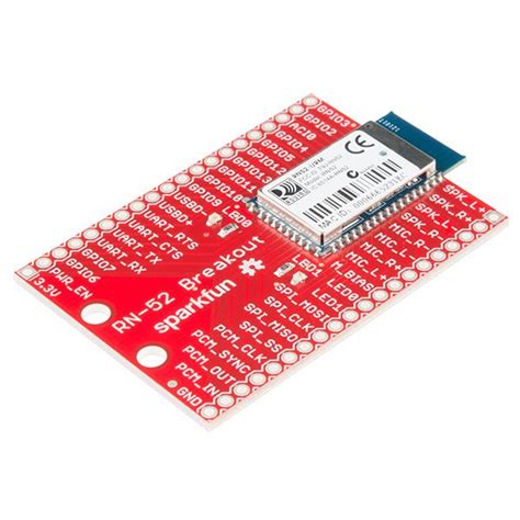 Sparkfun Audio Bluetooth Breakout Rn 52 Audio Breakouts Arduino