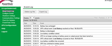 Solved Powerchute Not Working As Expected Schneider Electric Community