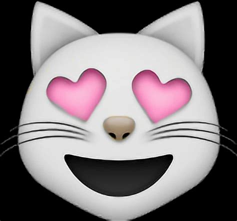 Download Heart Eyes Cat Emoji