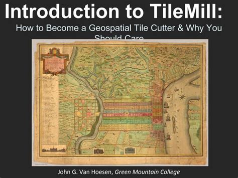 Introduction To Tilemill Ppt