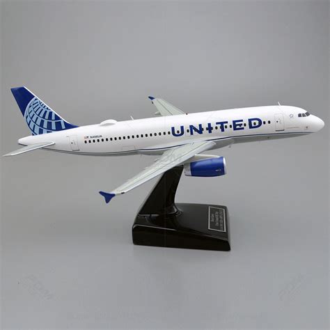 Custom Built Airbus A320 232 United Airlines Model Airplane Factory