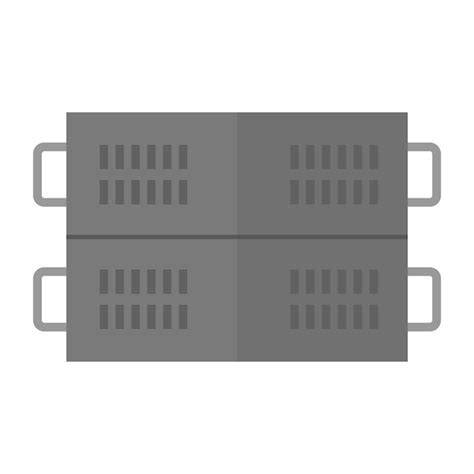 Premium Vector Server Rack Icon In Flat Color Style