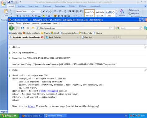 Debugging Mobile With Jsconsole — Sitepoint
