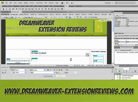 Using A Dreamweaver Extension To Create An Xml Site Map Youtube