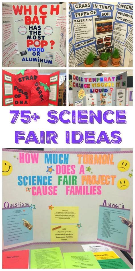 75 Science Fair Project Ideas More Stem Fair Projects Winning Science