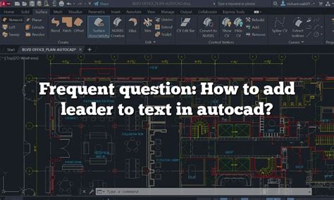 Frequent Question How To Add Leader To Text In Autocad CADdikt