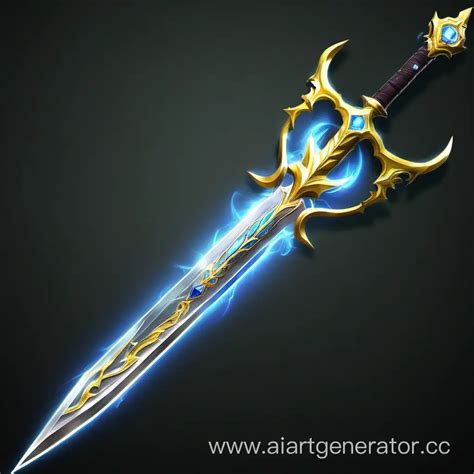 Majestic Divine Rapier Legendary Sword Of Power And Danger Ai Art