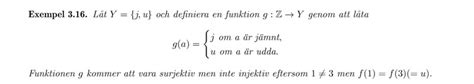 Surjektiv Och Injektiv Matematikmatte 5 Pluggakuten