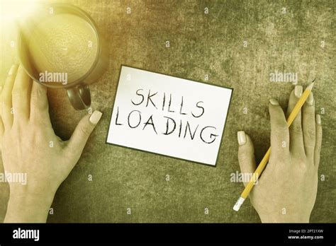 Conceptual Display Skills Loading Word Written On Points Out The Degree Of Difficulty When