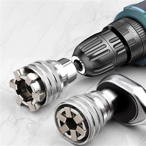 Universal Socket 10 19mm Adjustable Universal Socket Head Hex Wrench