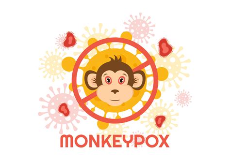 Monkey Pox Outbreak Vector Illustration Of Virus Symptoms In Humans