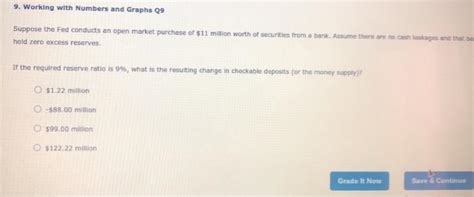 solved 9 working with numbers and graphs 29 suppose the fed
