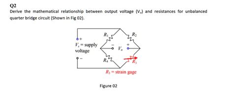 SOLVED Q2 Derive The Mathematical Relationship Between Output Voltage