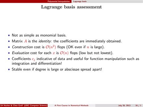 Polynomial Interpolation PPT