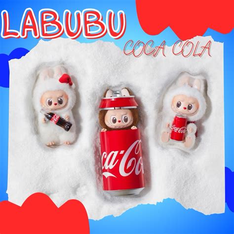🔥ส่วนลด30 เหลือ 700 บาท🔥🇹🇭พร้อมส่งในไทย Pop Mart พวงกุญแจ Labubu Coca Cola ลาบูบู้โค้ก แกะ