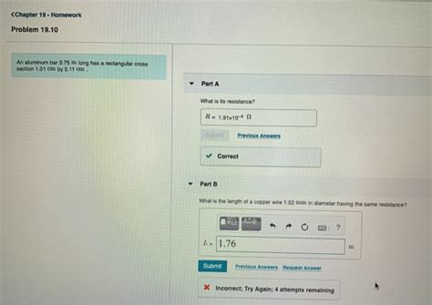Solved Chapter 19 Homework Problem 19 10 An Aluminum Bar Chegg