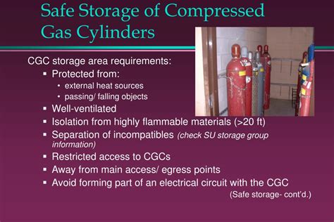 Ppt Compressed Gas Safety For Laboratories Powerpoint Presentation