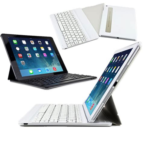 2016 Best Thin Comfortable Aluminum Keyboard With Cases For Ipad Air