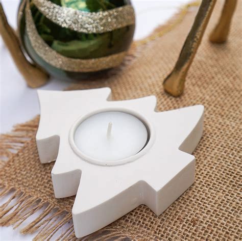 Christmas Tree Tea Light Holder By Studio Su Casa