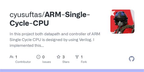 Github Cyusuftas Arm Single Cycle Cpu In This Project Both Datapath And Controller Of Arm