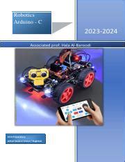 Robotics And Arduino C Basic Concepts Variables And Functions Course Hero