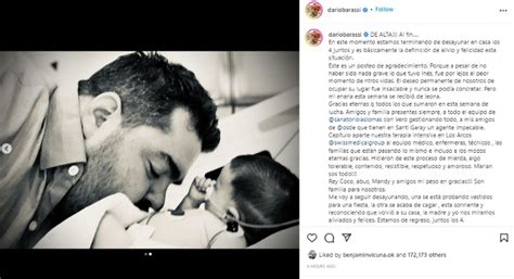 Tras La Angustia Darío Barassi Reveló La Noticia Más Feliz Minuto