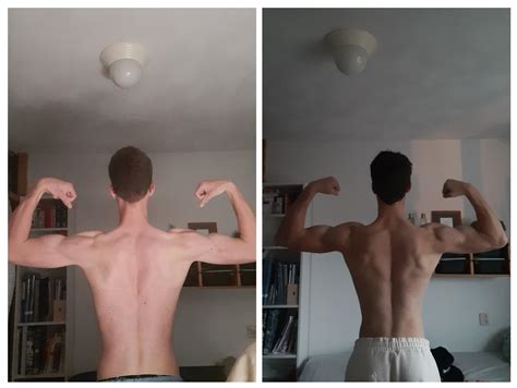 My Bicep Today And One Year Ago Rgym
